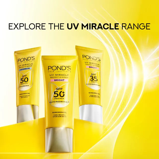 Jual [100% Original] Ponds Pond's UV Miracle Protect and Repair Hydrate ...