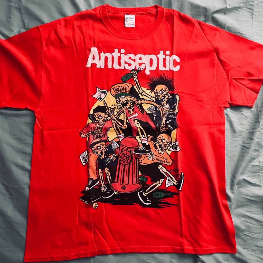 Jual ANTISEPTIC ASHC KAOS T-SHIRT VINTAGE HARDCORE PUNK ROCK METAL ...