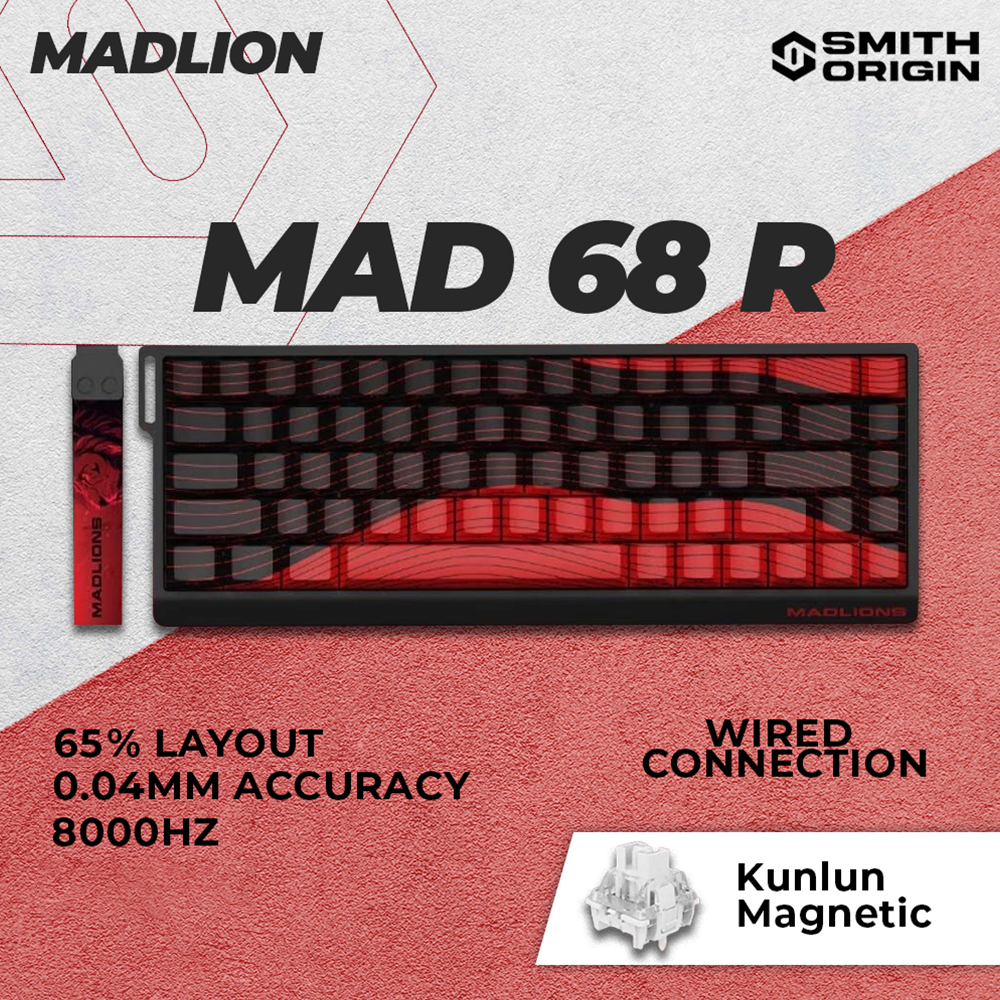 Jual Madlions Mad 68 R HE Rapid Trigger Magnetic Switch Gaming Keyboard | Shopee Indonesia