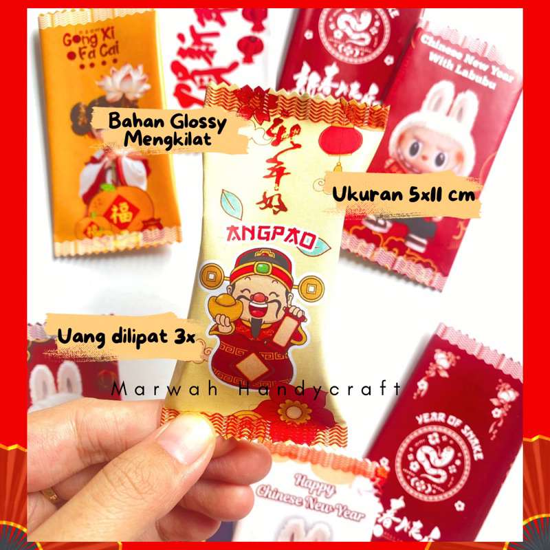 Jual Angpau Imlek Permen Isi 5 pcs Amplop Imlek Angpau Gong Xi Fa Cai ...