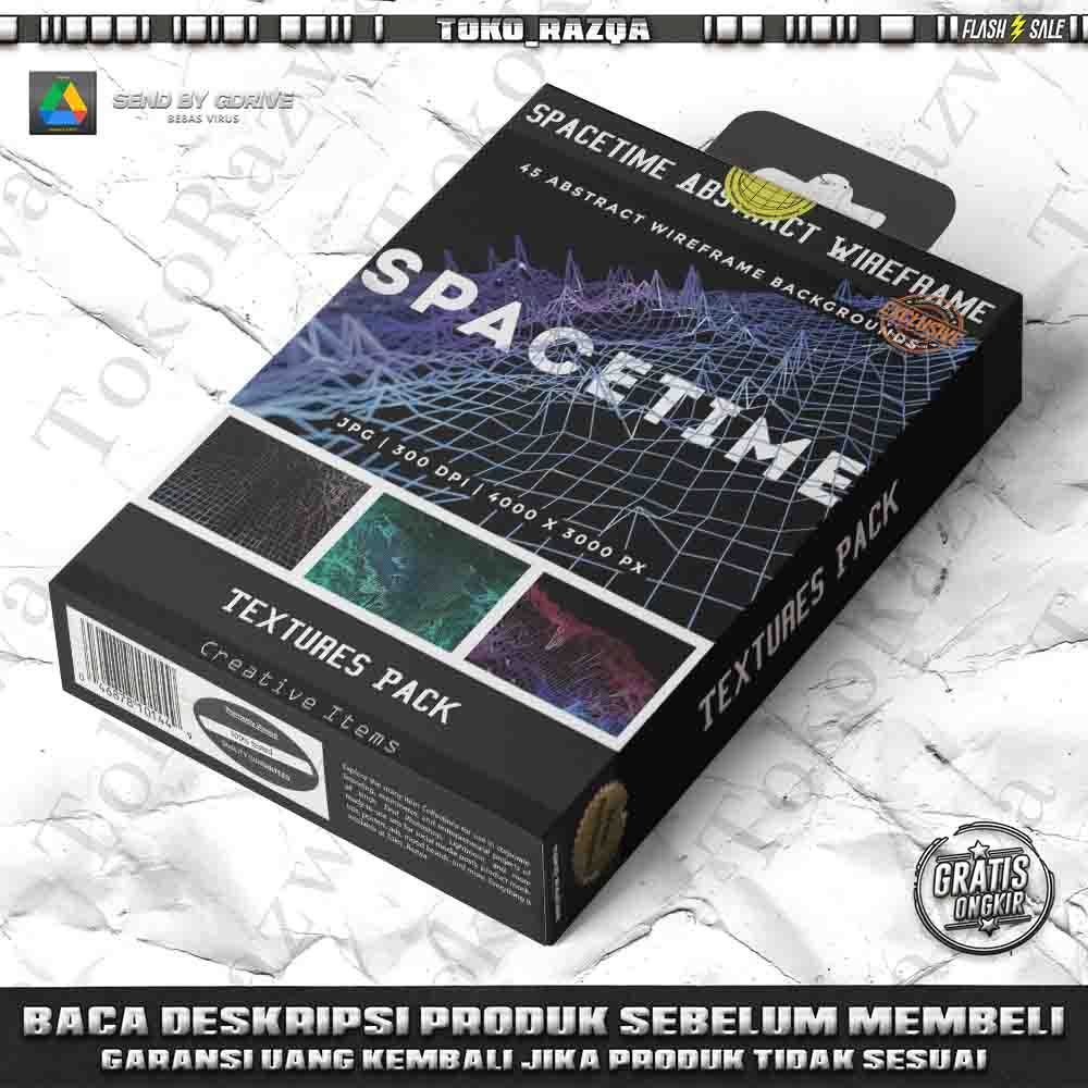 Jual 251224 - Spacetime Abstract Wireframe Backgrounds - Textures Pack ...
