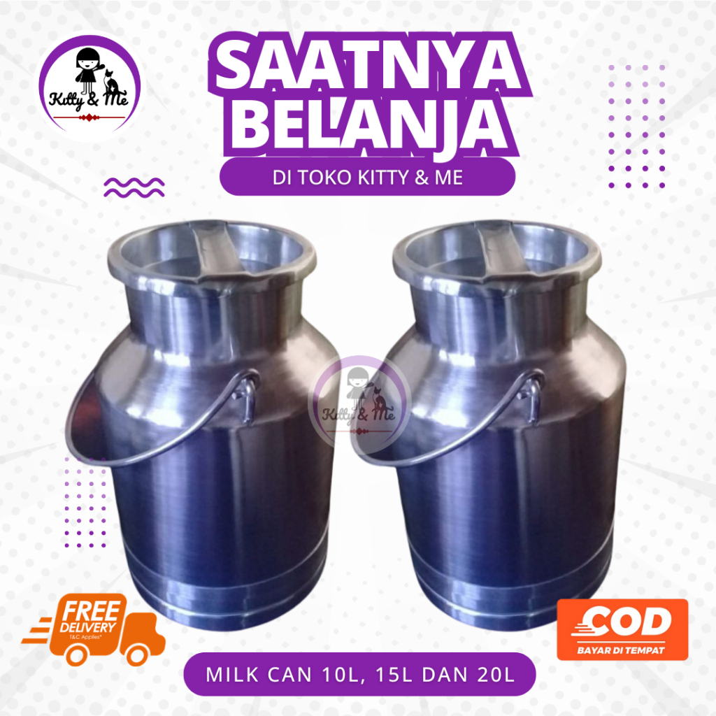 Jual MILK CAN 10L, 15L DAN 20L - Dengan Ketebalan Yang Bisa Di ...