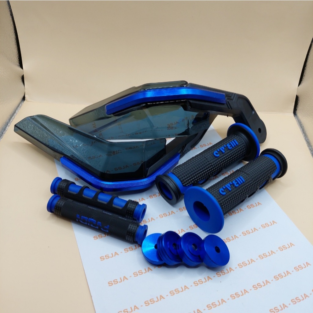 Jual Proguard motor/handguard pelindung tangan paket handgrip dan karet ...