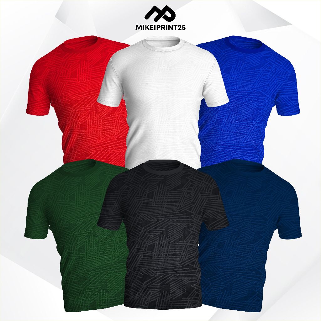 Jual KAOS JERSEY DRYFIT PENDEK MOTIF EMBOSS / KAOS OLAHRAGA DRYFIT ...