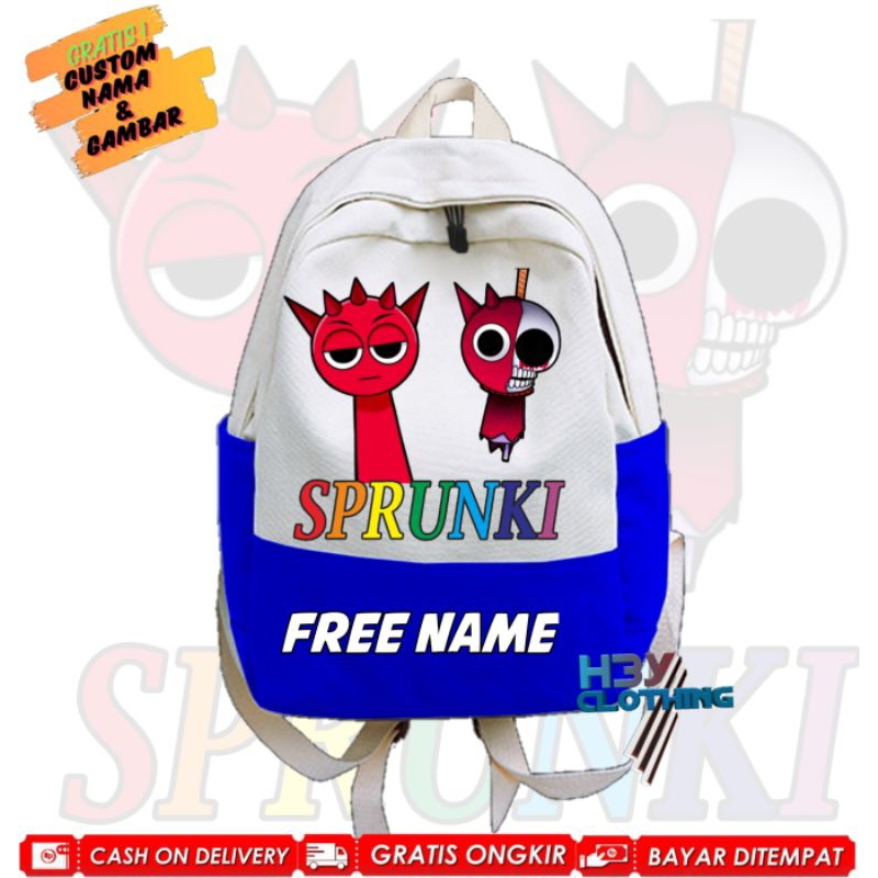 Jual Tas Sekolah Anak Gambar Sprungki Ransel Sprungki Bisa Cod Free ...