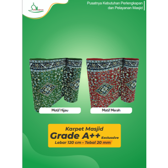 Jual Karpet Masjid Dan Mushola Turki Raudhoh Harga 6 Meter | Shopee ...