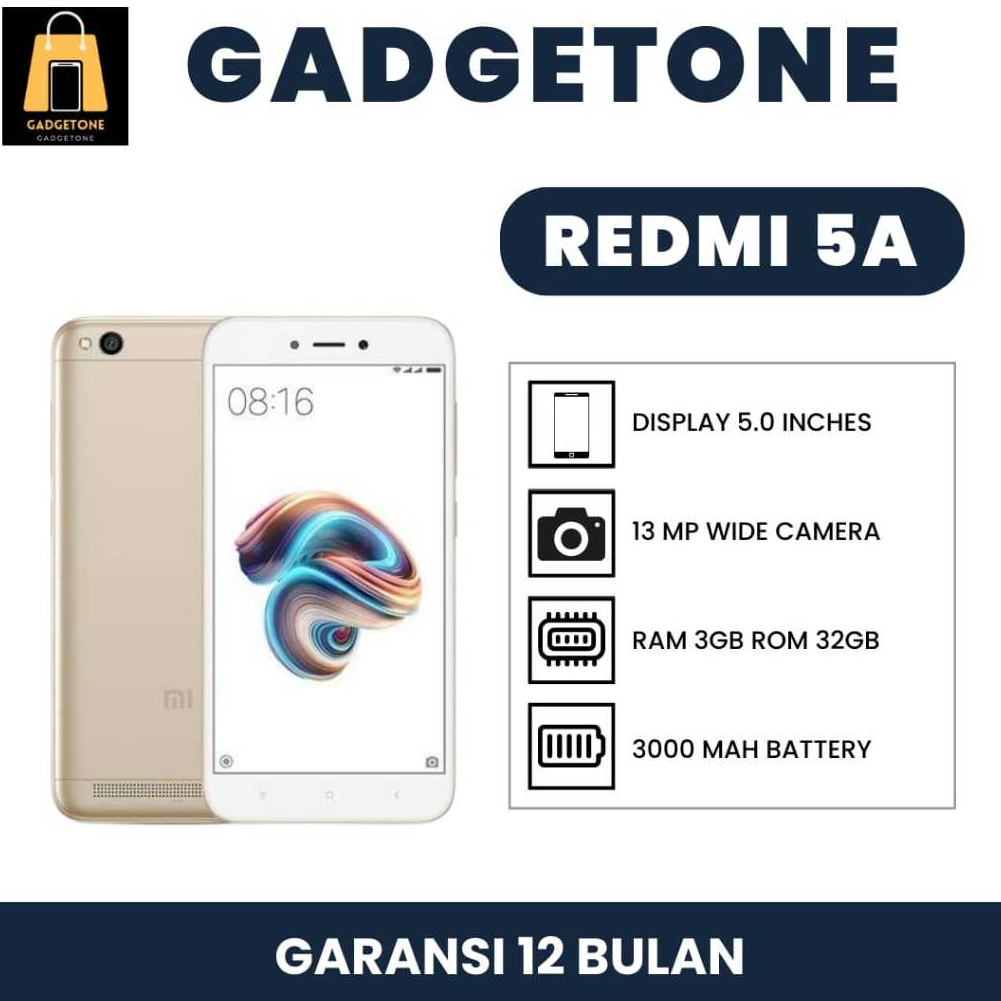 Jual Xiaomi Redmi 5A 2/16 - 3/32 GB | Shopee Indonesia