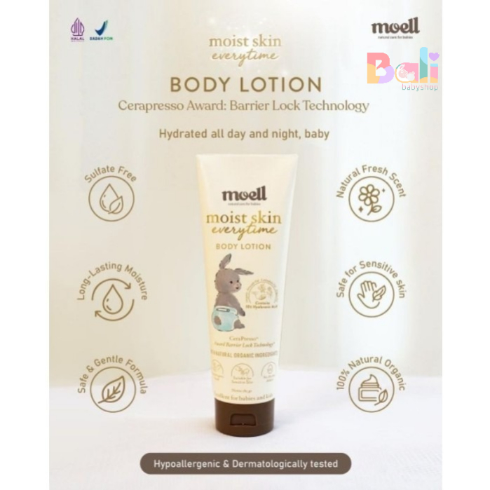 Jual Moell Moist Skin Everytime Body Lotion 185 ml Body Lotion Baby ...