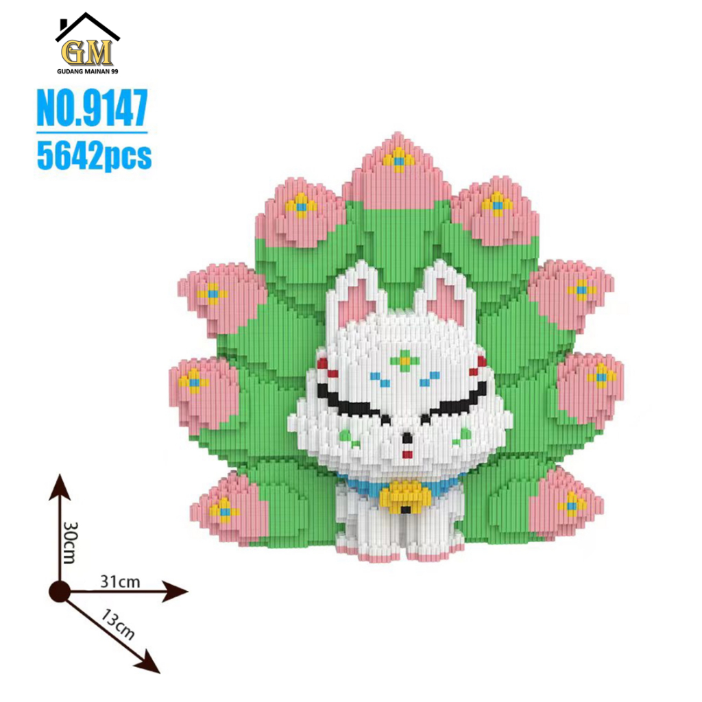 Jual GM99 - Nano Blocks MEDIUM Gumiho Series Model,Mainan Blok Susun ...