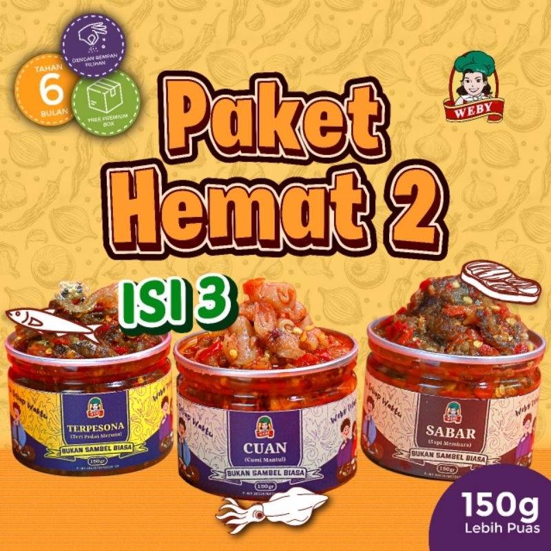 Jual Paket Hemat 2 Isi 3 Terpesona Cuan Sabar | Shopee Indonesia