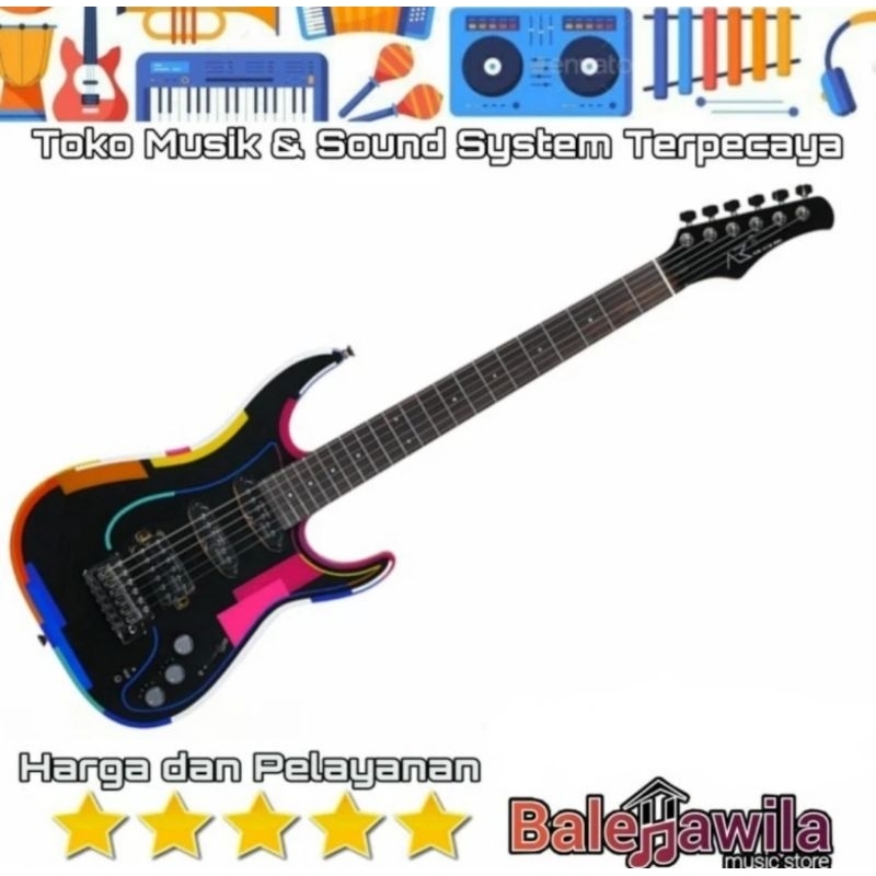 Jual Digital Gitar Akama Edge Portable Rechargeable Smart Guitar ...