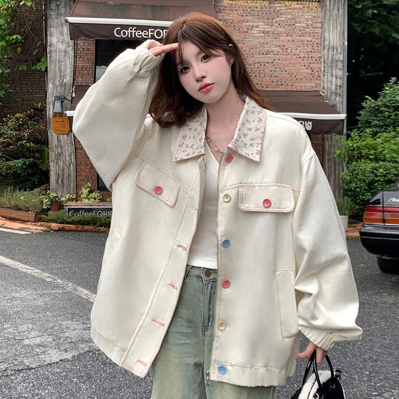 Jual Jacket Korea Kemeja Denim --- Joina Jacket (New Arrival) | Shopee ...