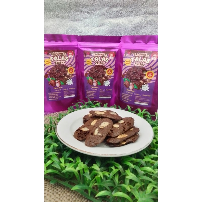 Jual Brownies talas crispy Gluten free keripik coklat enak oleh oleh ...