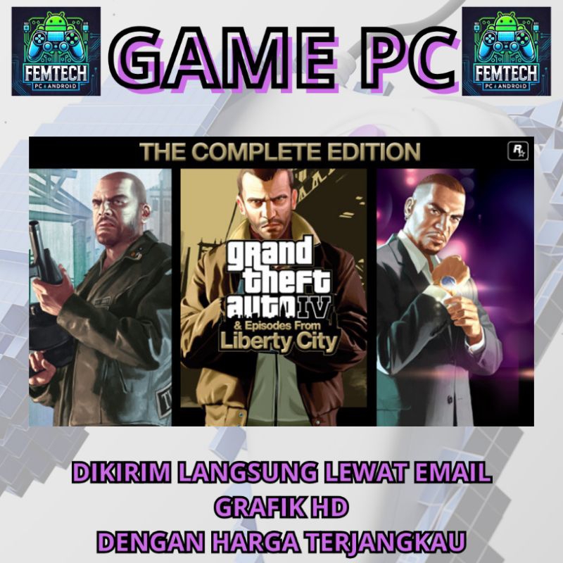 Jual GTA Grand Theft Auto IV: Complete Edition Game PC Dengan Harga ...