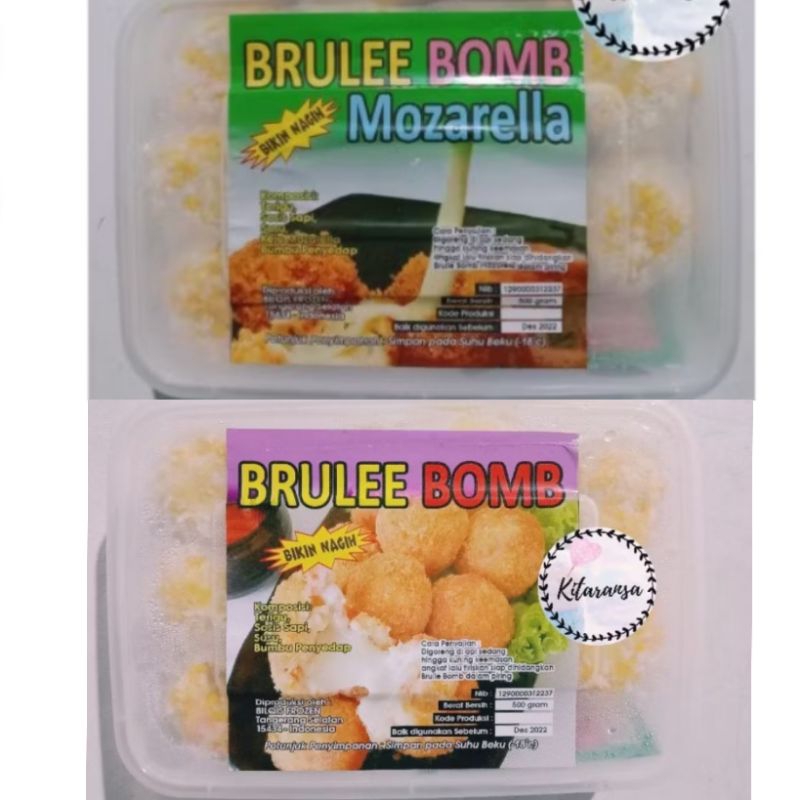 Jual Brulee Bomb Mozzarella/Brulee Bomb | Shopee Indonesia