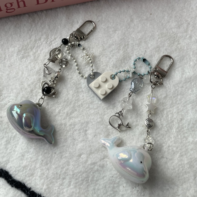 Jual Gantungan Kunci ikan Paus Lego Couple Keychain Gantungan kunci ...