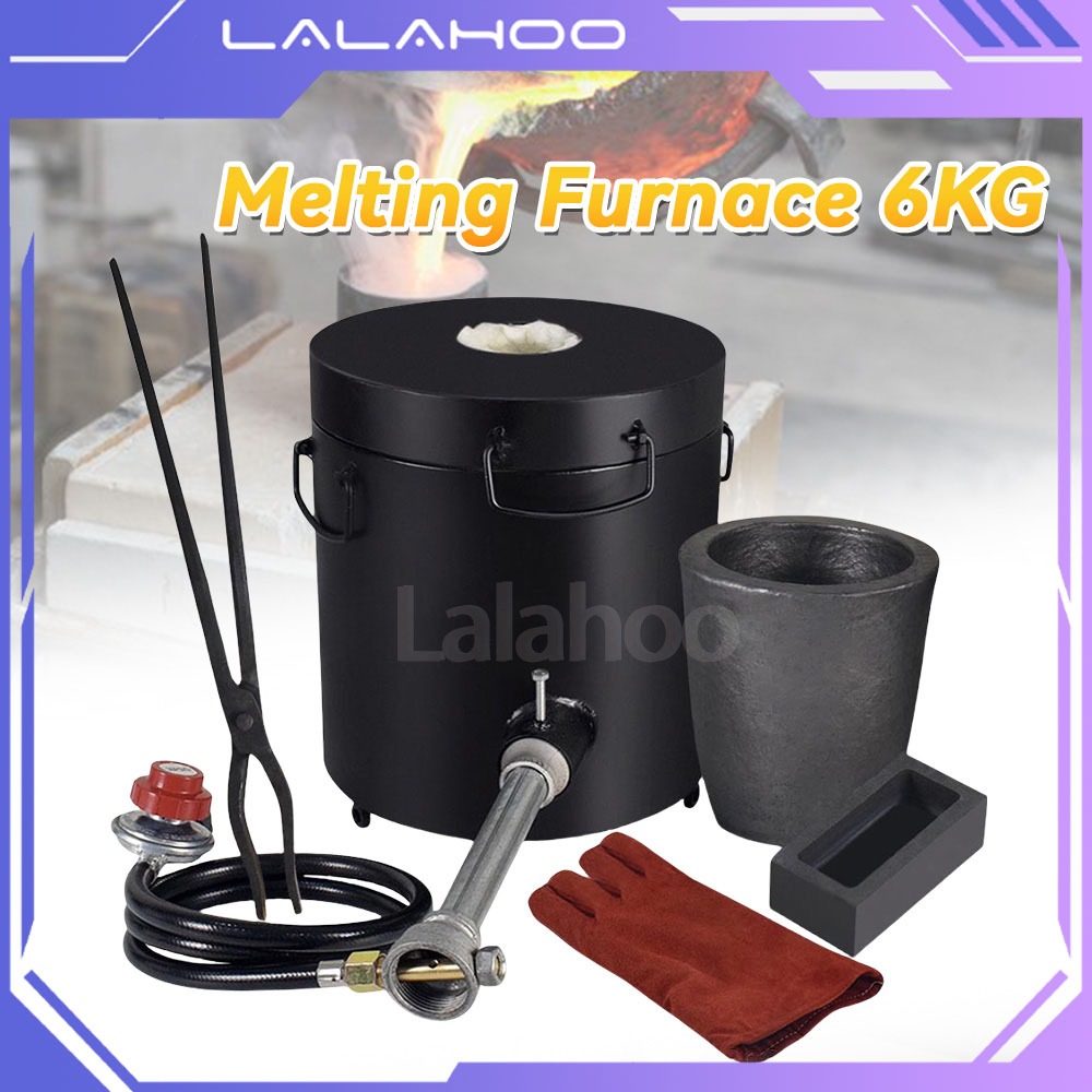 Jual Propane Melting Furnace Kit Graphite Crucible Tongs 1300C Tungku ...