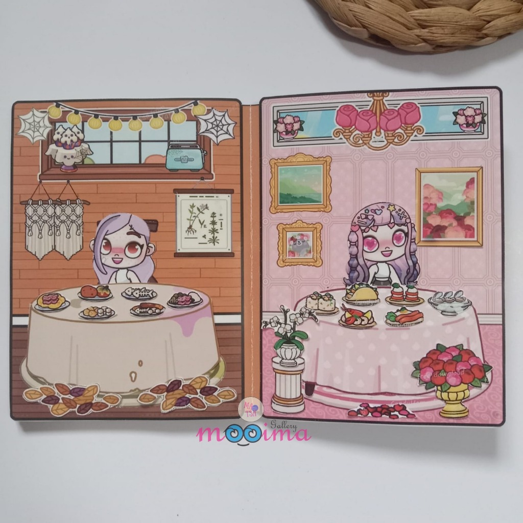 Jual Paper doll avatar rich & poor quiet book pasang tempel boneka ...