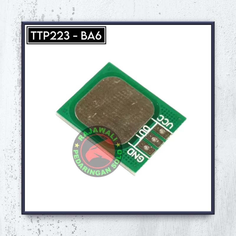Jual SENSOR SENTUH TOUCH SENSOR TTP223 BA6 MODUL ARDUINO TOUCH SENSOR ...