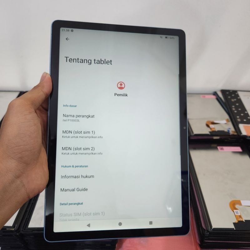 Jual LCD TOUCHSCREEN FULLSET For ITEL VISTA TAB 30 P10003L MINUS ...