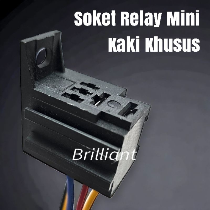Jual Soket Rumah Relay Mini Ac / Universal Mobil - Soket + Kabel (Tanpa ...