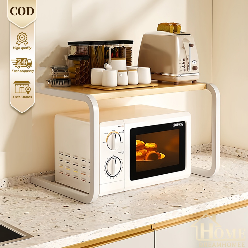 Jual COD Rak Oven Rak Microwave Rak bumbu Rak Penyimpanan Dapur ...