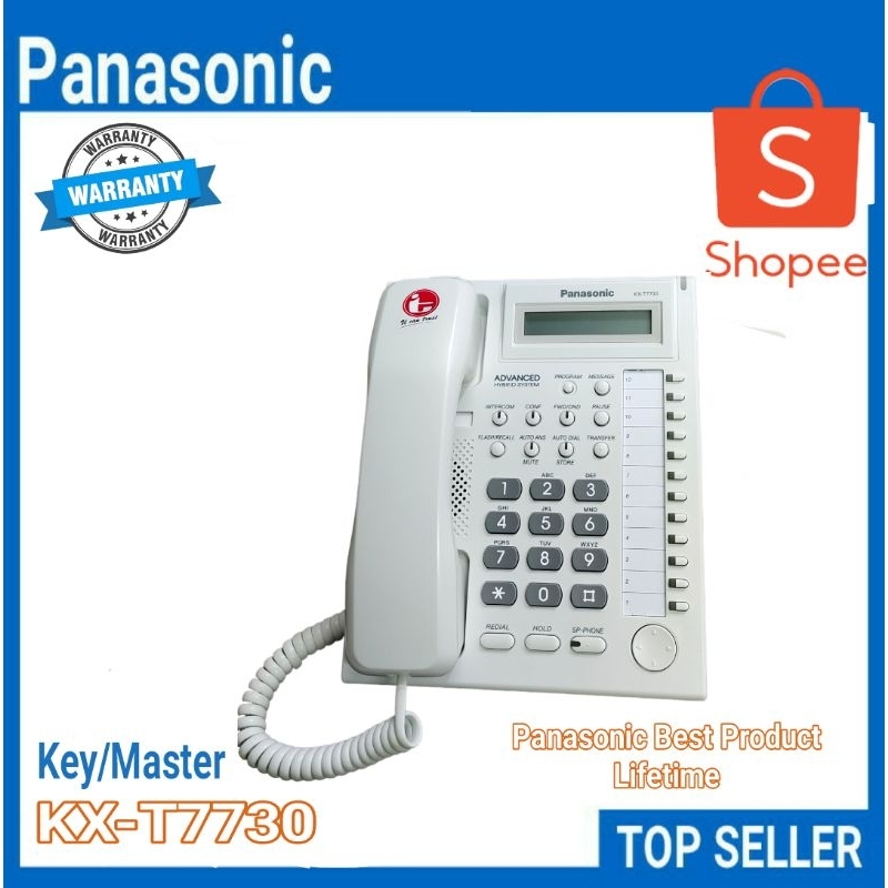 Jual Panasonic Telp KX- T7730 AT7730 Key Master Phone | Shopee Indonesia