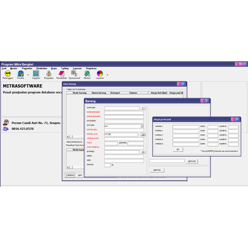Jual Software aplikasi Mitra Bengkel Service | Shopee Indonesia