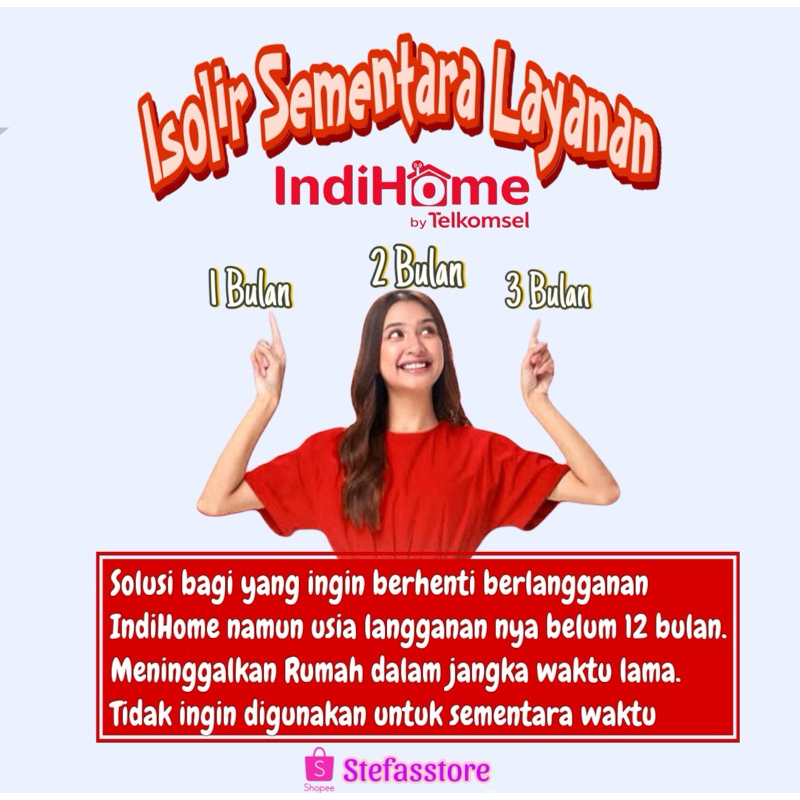 Jual ISOLIR SEMENTARA LAYANAN INDIHOME 1 - 3 BULAN | Shopee Indonesia