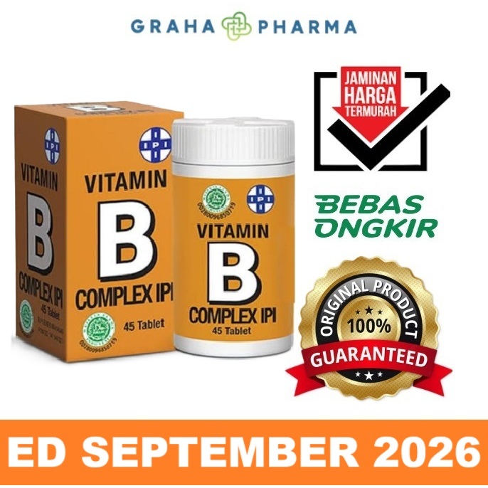 Jual IPI Vitamin B Complex 45 Tablet | Shopee Indonesia