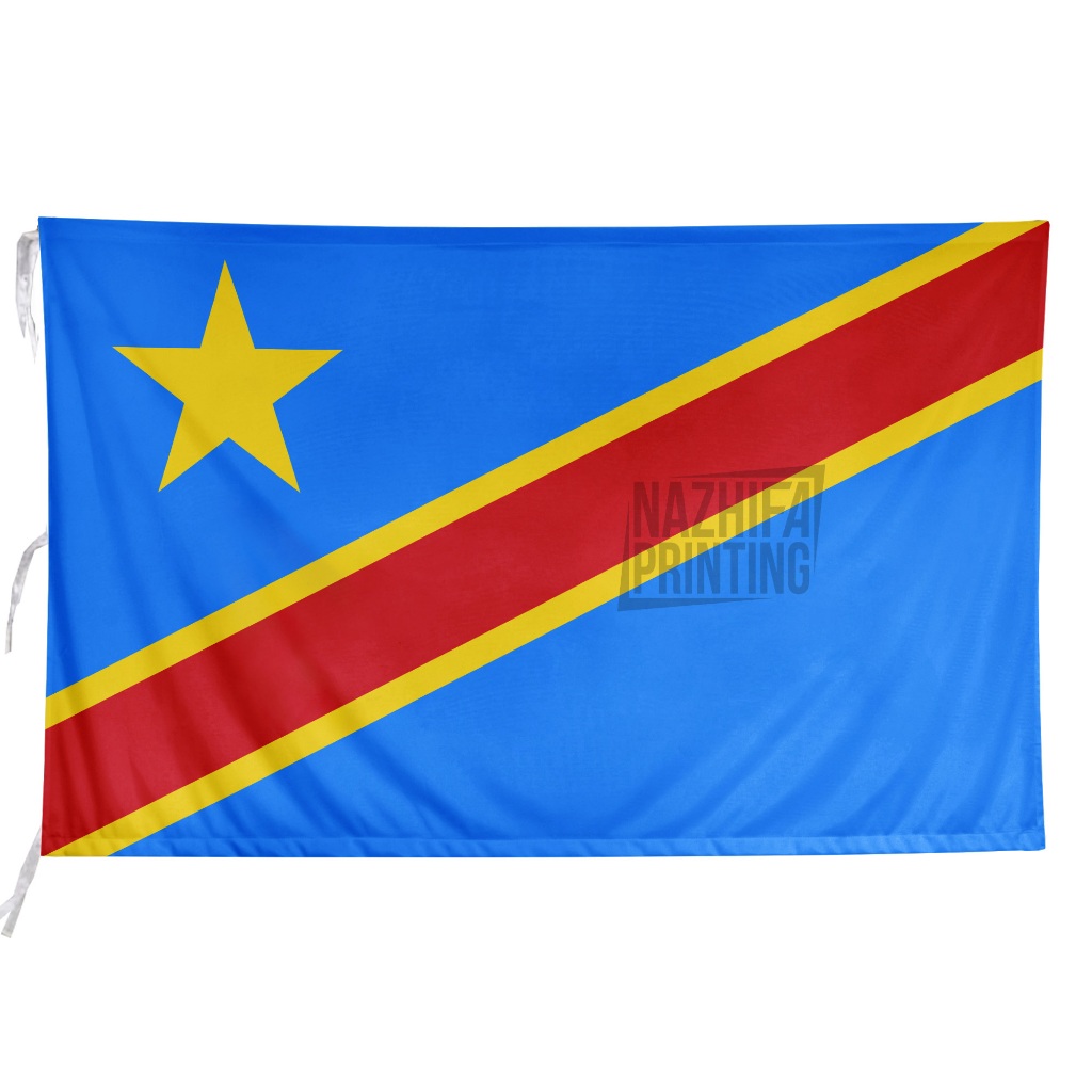 Jual Nazhifa Printing - Bendera Republik Demokratik Kongo/Democratic ...