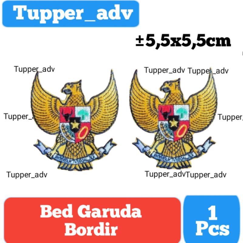 Jual Bed Patch Garuda Pancasila Bordir / Badge Garuda Bordir | Shopee ...