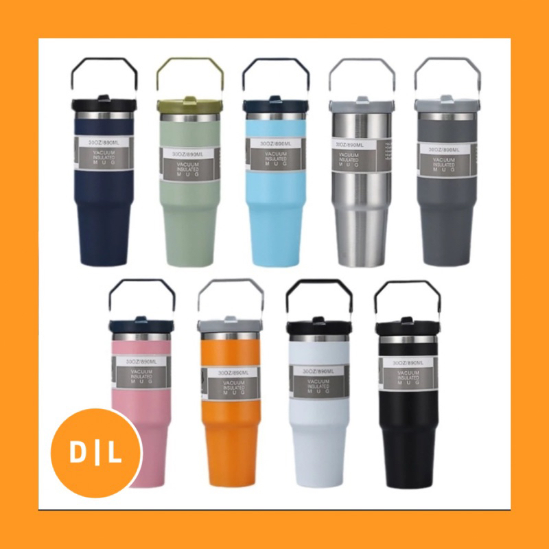 Jual Vacuum Tumbler Tahan Panas Dingin 24 Jam Botol Minum Stainless ...