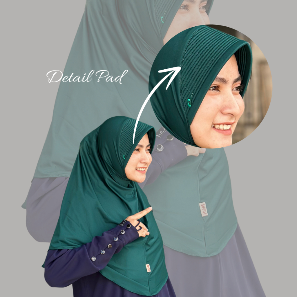 Jual Bergo Pet Tebal Size L /Jilbab Instan Pet tebal /Kerudung Instan /Hijab By CANTIK | Shopee ...