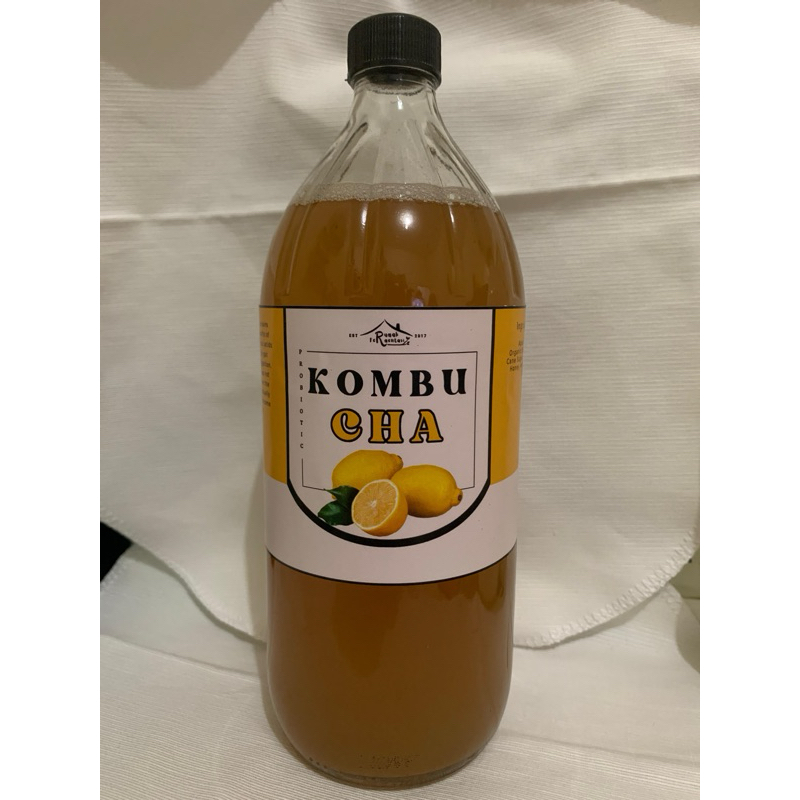 Jual Kombucha Lemon 1000ml | by Rumah Fermentasi | Shopee Indonesia