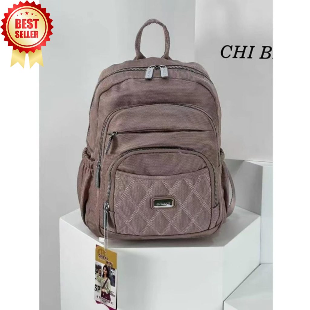 Jual CHIBAO - Tas Ransel Wanita 00389-22-86 Backpack Kanvas | Shopee ...