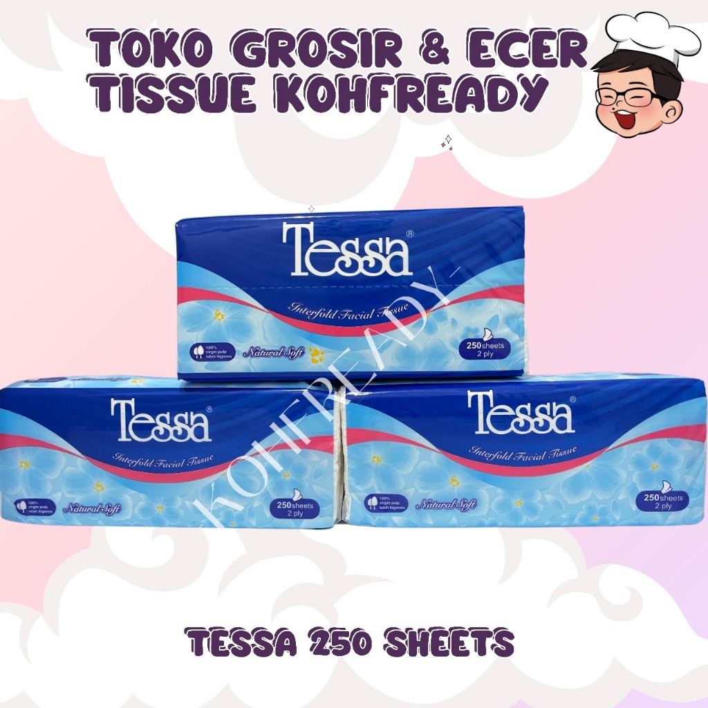Jual Paket Tessa Tissue Facial 4 pack 250 sheet | Shopee Indonesia