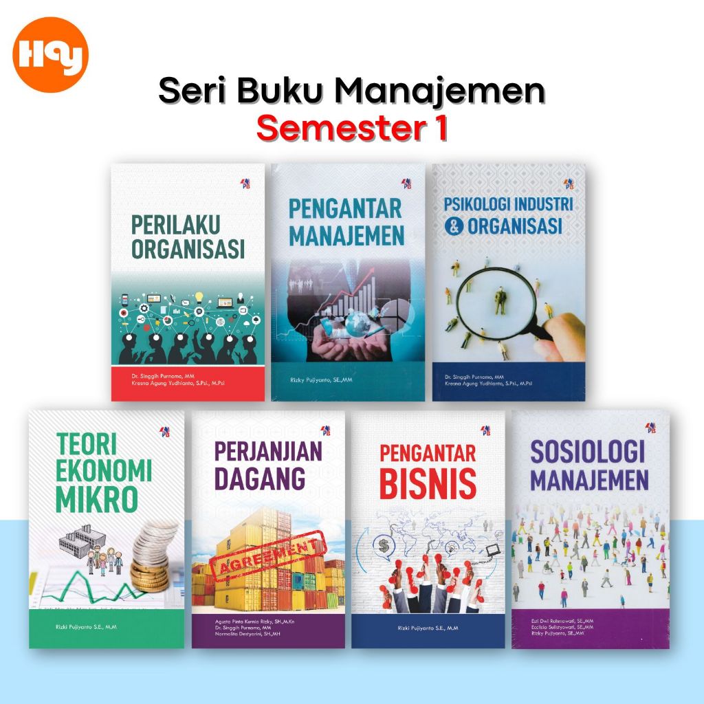 Jual Buku Manajemen Semester 1 | Pengantar Bisnis,Perjanjian Dagang,Sosiologi Manajemen,Teori ...