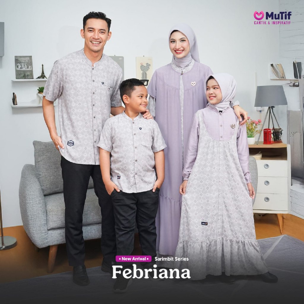 Jual TERBARU 2025 SARIMBIT KELUARGA MUTIF FEBRIANA PASTEL LILAC || FEBRIANA - FEBRY (COD ...