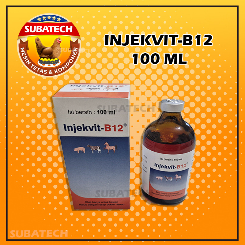 Jual Injekvit B12 Medion 100 ml Vitamin Injeksi untuk Hewan Anjing ...