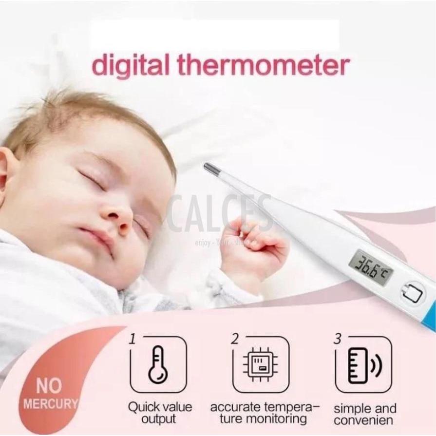 Jual [CALCES] Termometer Digital Bayi / Alat Pengukur Suhu Badan Bayi ...