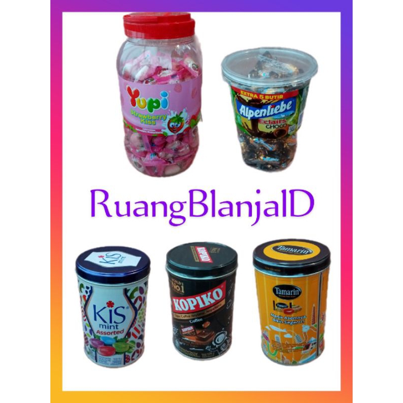 Jual Permen Toples - Kiss - Tamarin - kopiko kaleng | Shopee Indonesia