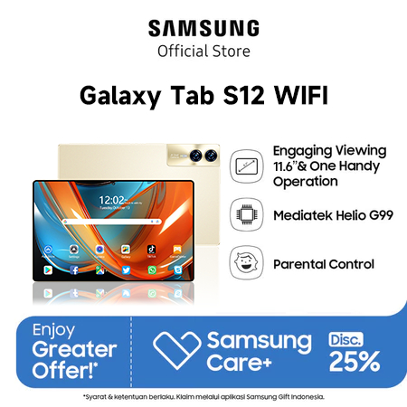 Jual Samsungs Tab S12+5G+WIFI (16GB+512GB)11.6inch"IPS Screen Tablet ...