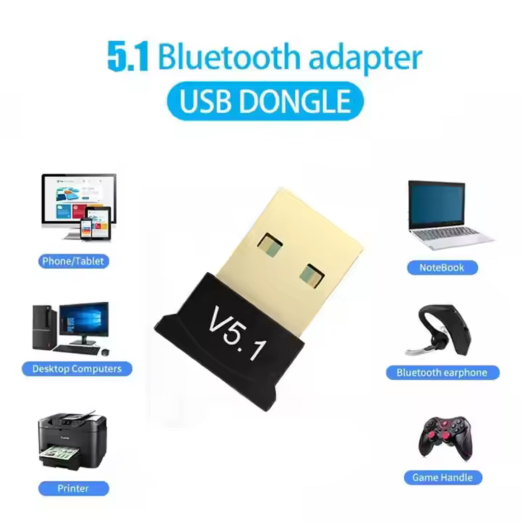 Jual Bluetooth USB Adapter Dongle V5.1 - Koneksi Nirkabel Cepat ...