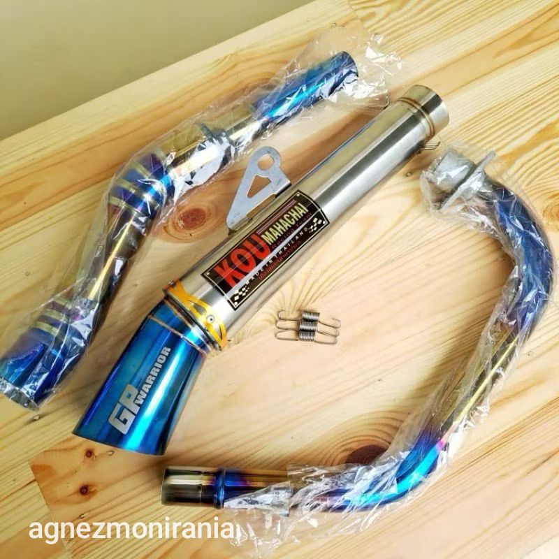 Jual open pipe KOU mahachai conical 51mm for Tmx 125/155 Rusi tc 125/ ...
