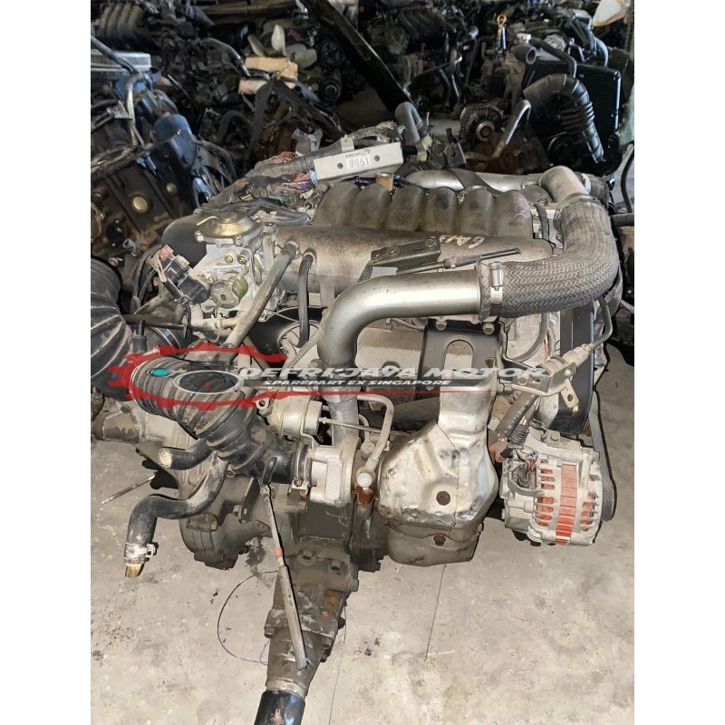 Jual Engine Mesin Mitsubishi Galant Lele Twin Turbo 6A13TT | Shopee ...