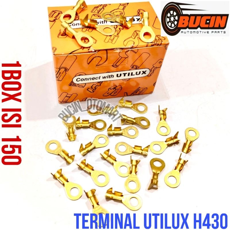 Jual Terminal / Skun Utilux H-430 Ring Baut 8 (5MM) - Harga untuk 1 Box ...