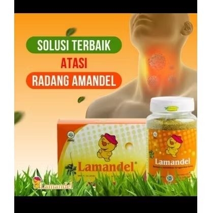 Jual LAMANDEL obat herbal amandel kemasan botol | Shopee Indonesia