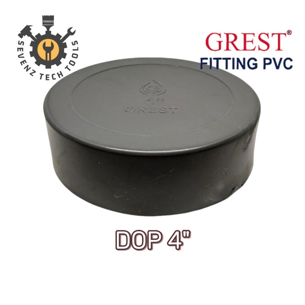 Jual GREST DOP PVC 4" / TUTUP PIPA PVC 4" AW PLUS FITTING PVC GREST ...