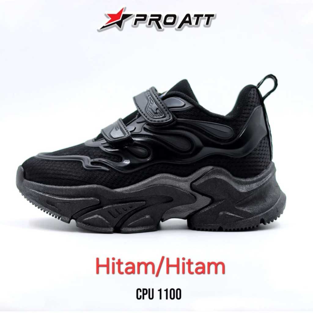 Jual gos PRO ATT sepatu PEREKAT sekolah hitam Sepatu PRO ATT CIA 150V Sepatu sneakers casual ...